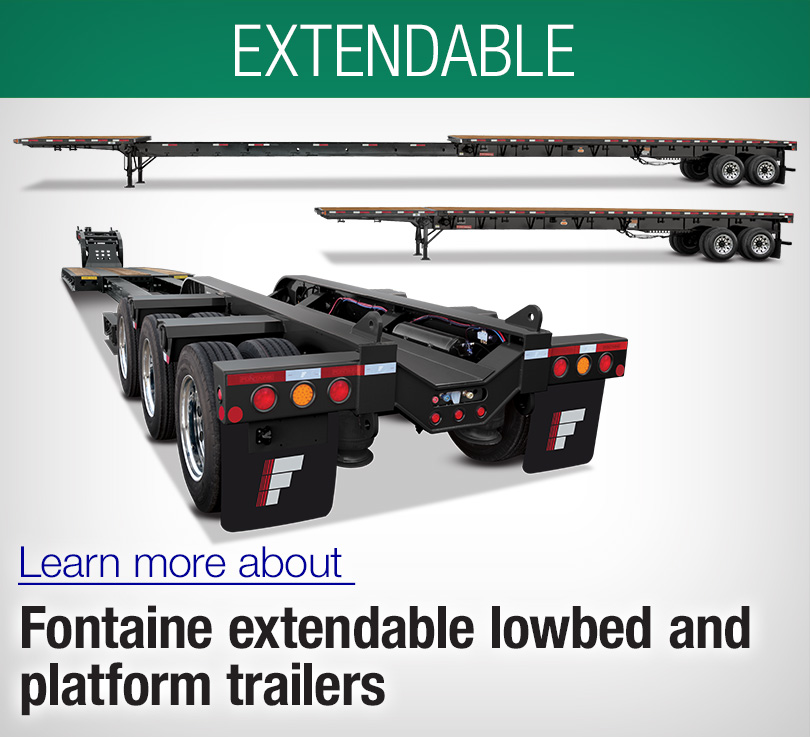 Fontaine Heavy-Haul Lowbed (Lowboy) Trailers. Heavy haul lowbed trailer ...